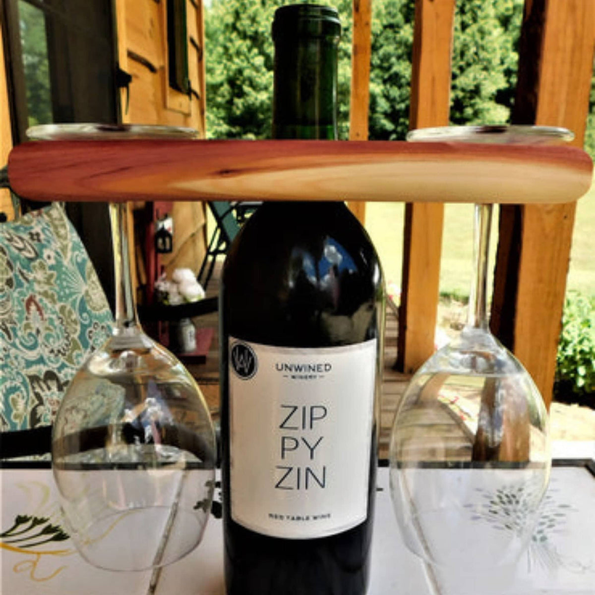 Handcrafted Wooden Wine Caddies, 2 and 4 Glass Wood Wine Caddies ...