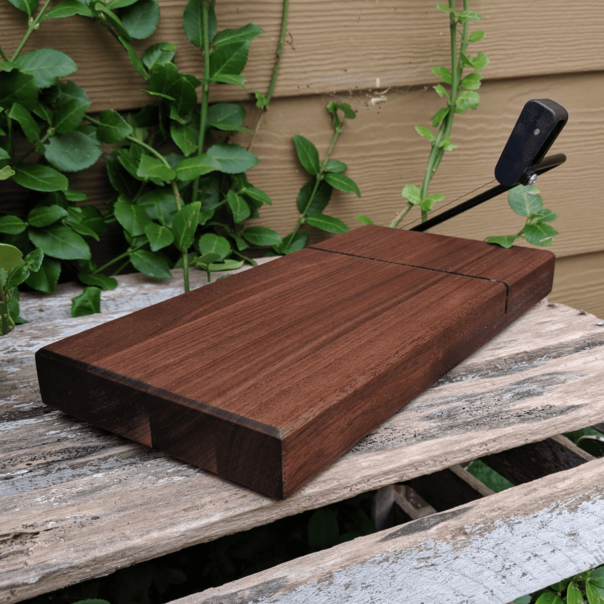 Black Walnut Butcher Block Wood Cheese Slicing Board | Wooden Cheese S ...